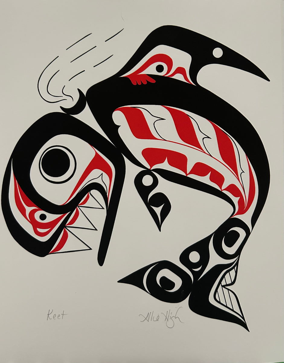 Keet. Giclée – Allie High Alaska Artist